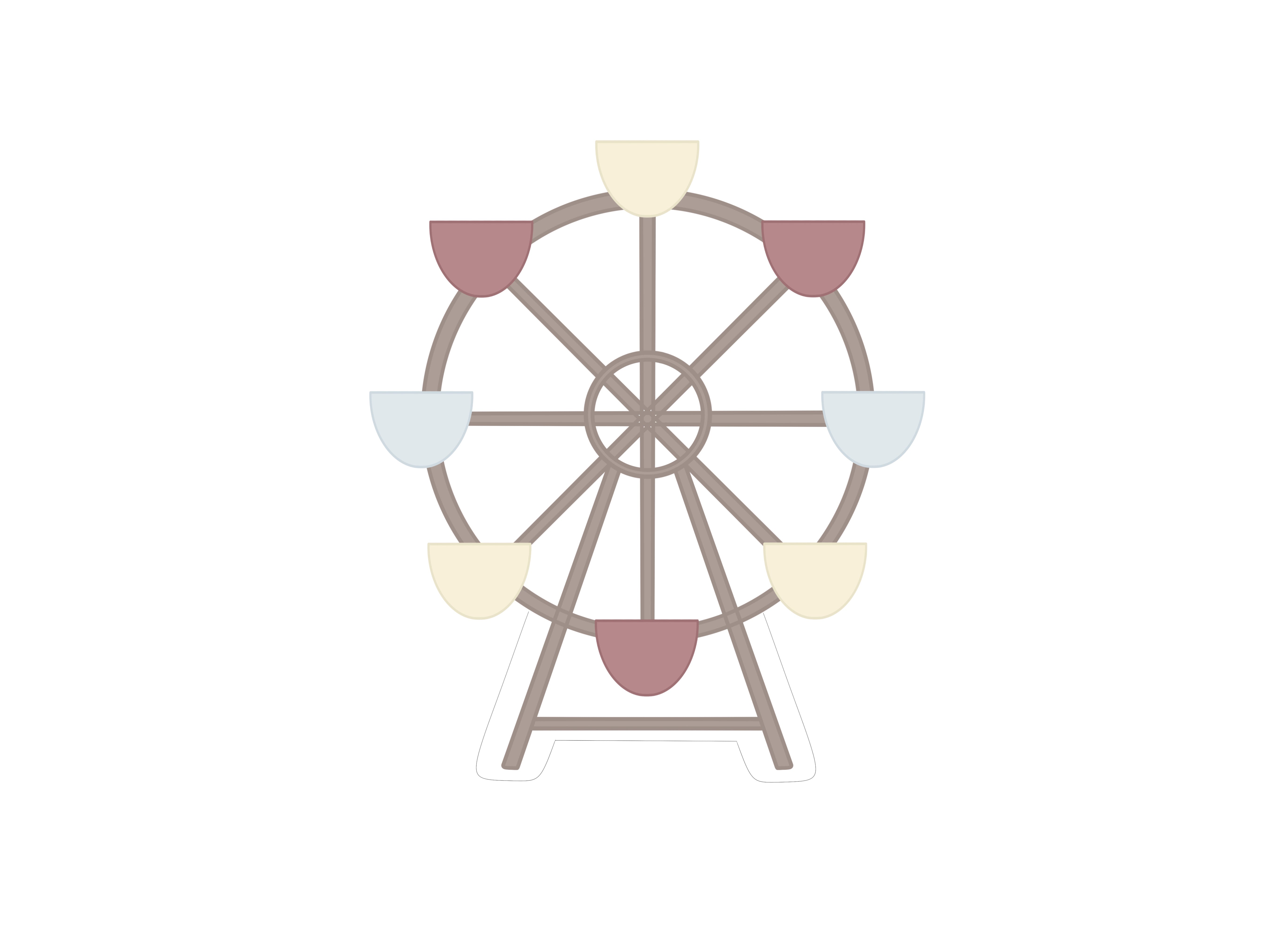 Ferris Wheel Cookie Cutter – Maisonscustomcutters