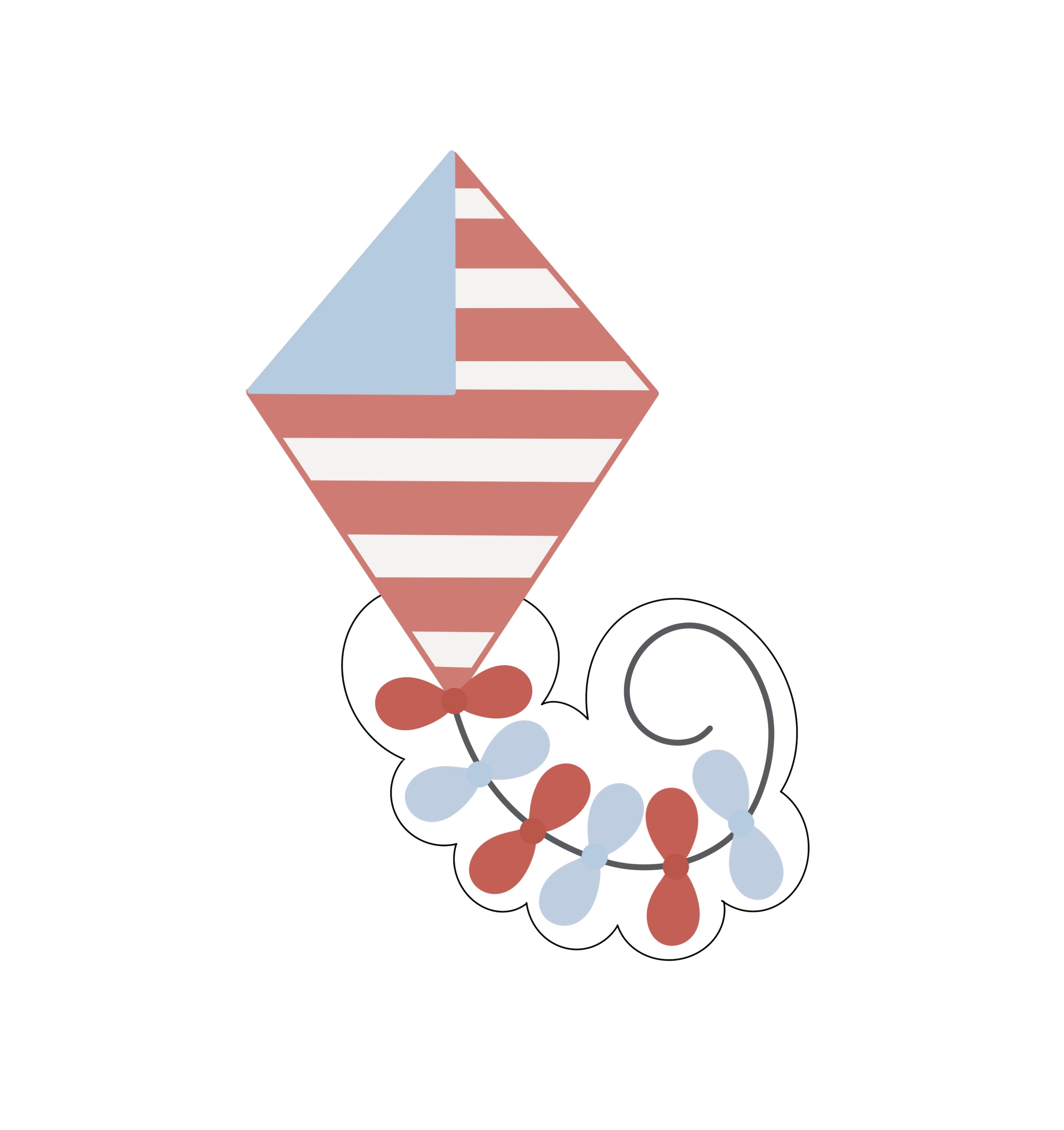 Classic Kite Cookie Cutter – Maisonscustomcutters