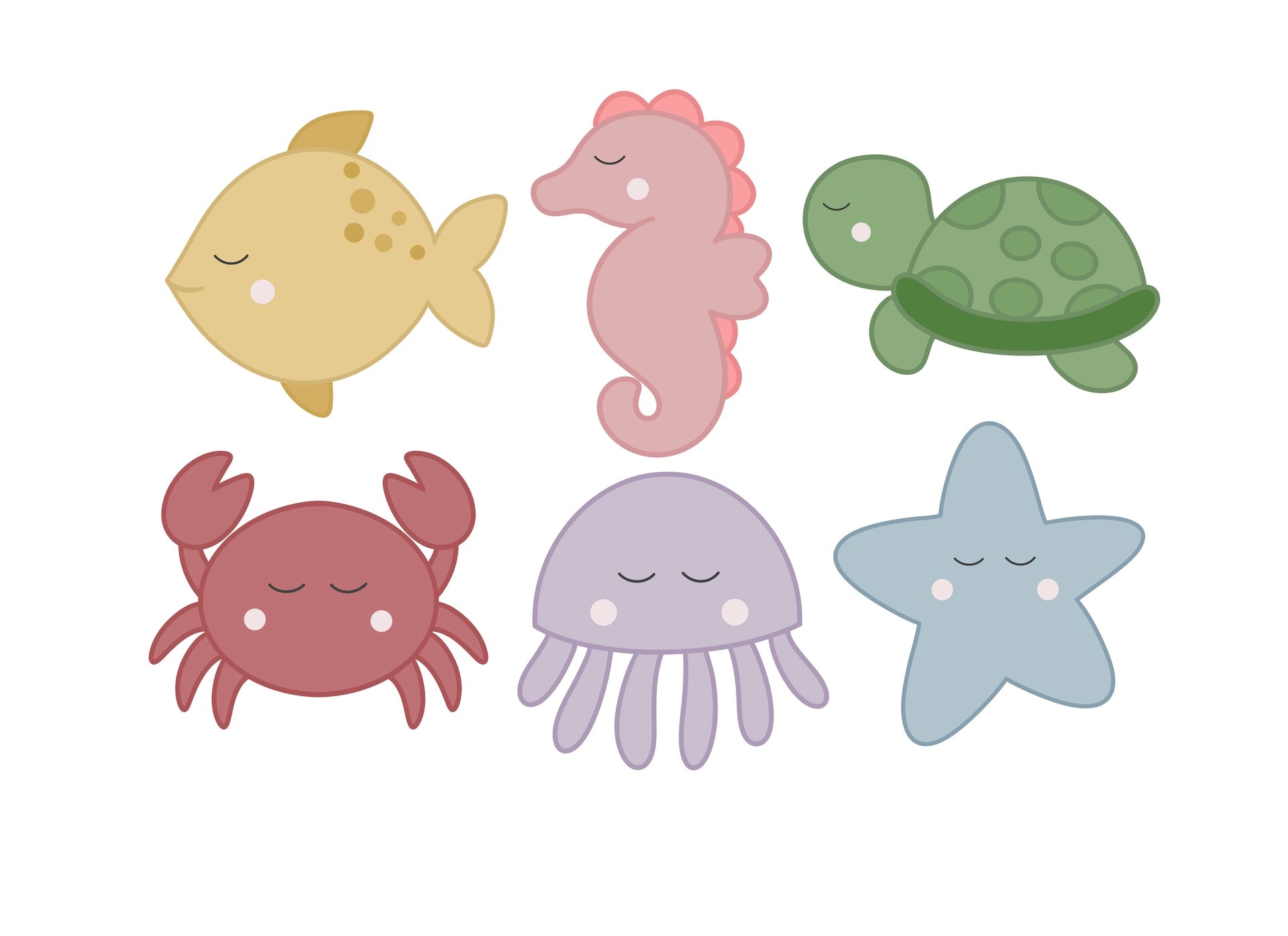 Sea Animal Cookie Cutters – Maisonscustomcutters